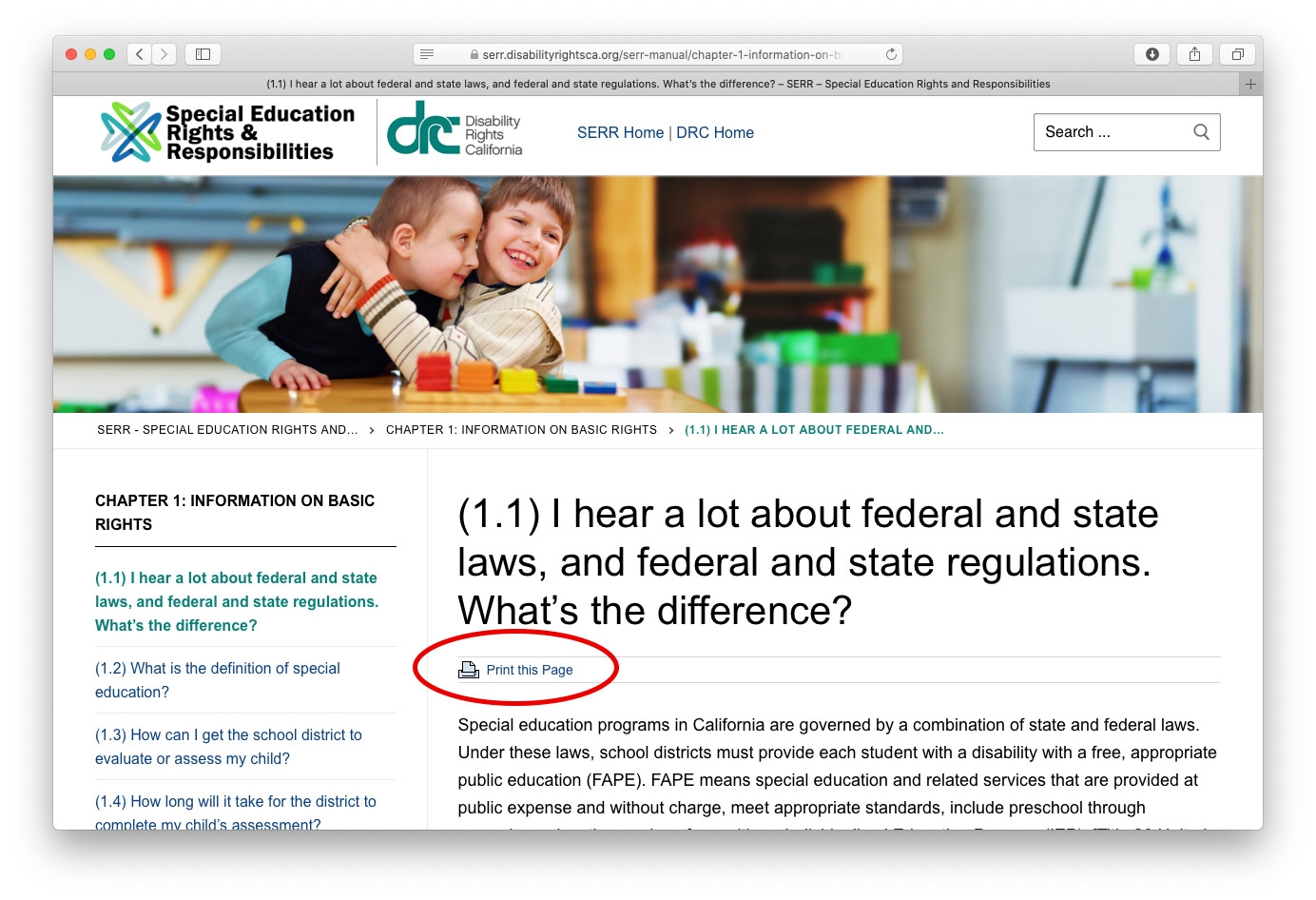 Disability Rights California is happy to announce the Special Education ...